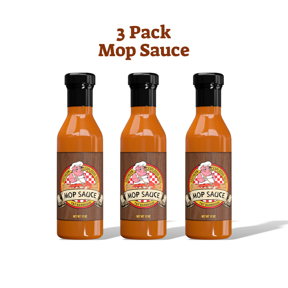 T&T 3 Pack Mop Sauce – T & T BBQ